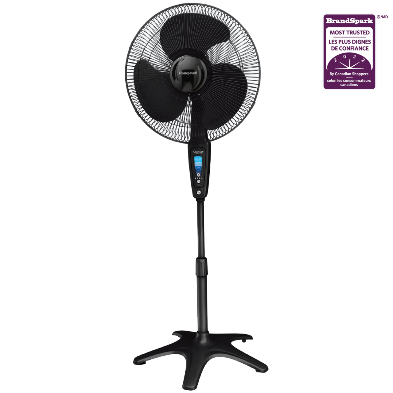 Honeywell HS1655CV1 QuietSet® 16" Oscillating Stand Fans - Honeywell ...