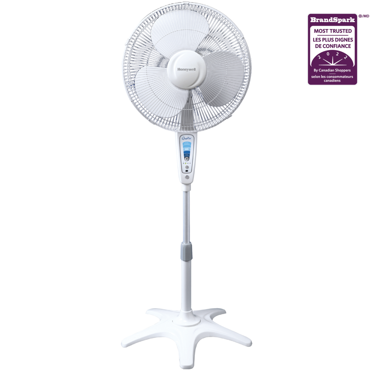Honeywell HS1665CV1 QuietSet® 16" Oscillating Stand Fans - Honeywell ...